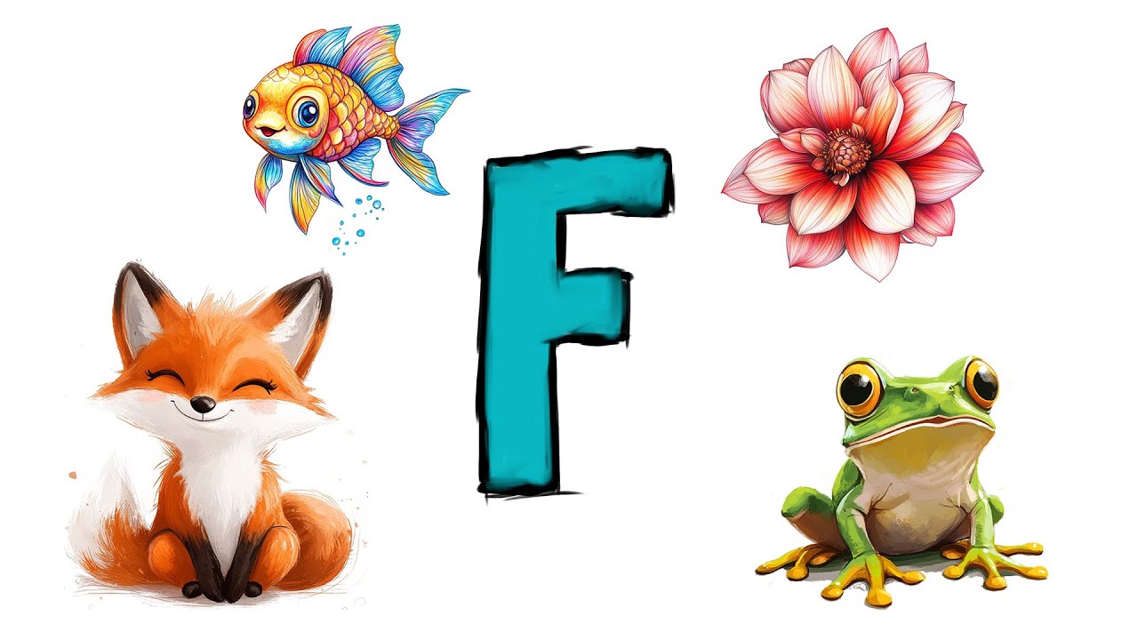 VE Kids Alphabet Adventure | Fantastic Letter F with Art and Colors ...