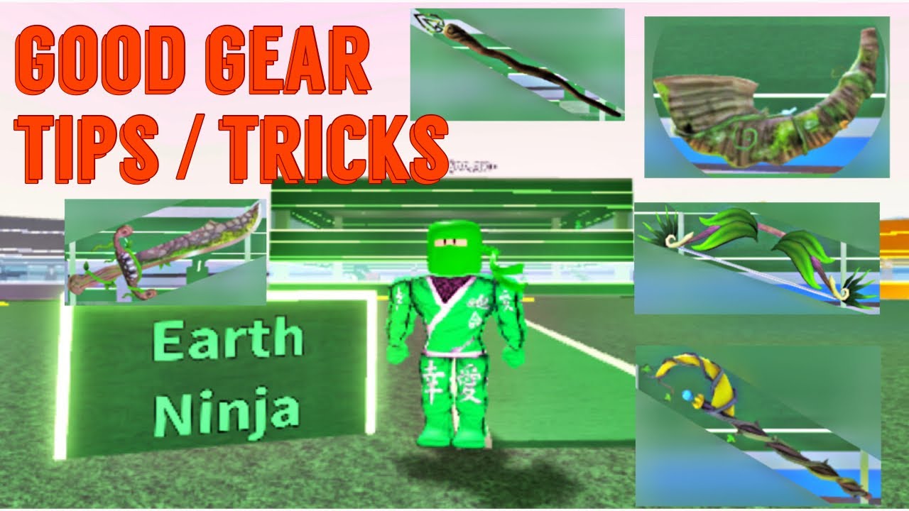 Ninja tycoon good gears to use for earth ninja- Roblox - YouTube