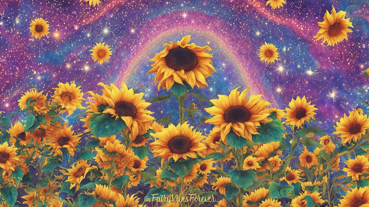 Magical Sunflowers of Sunshine Magic Fairy Meditation Music ...