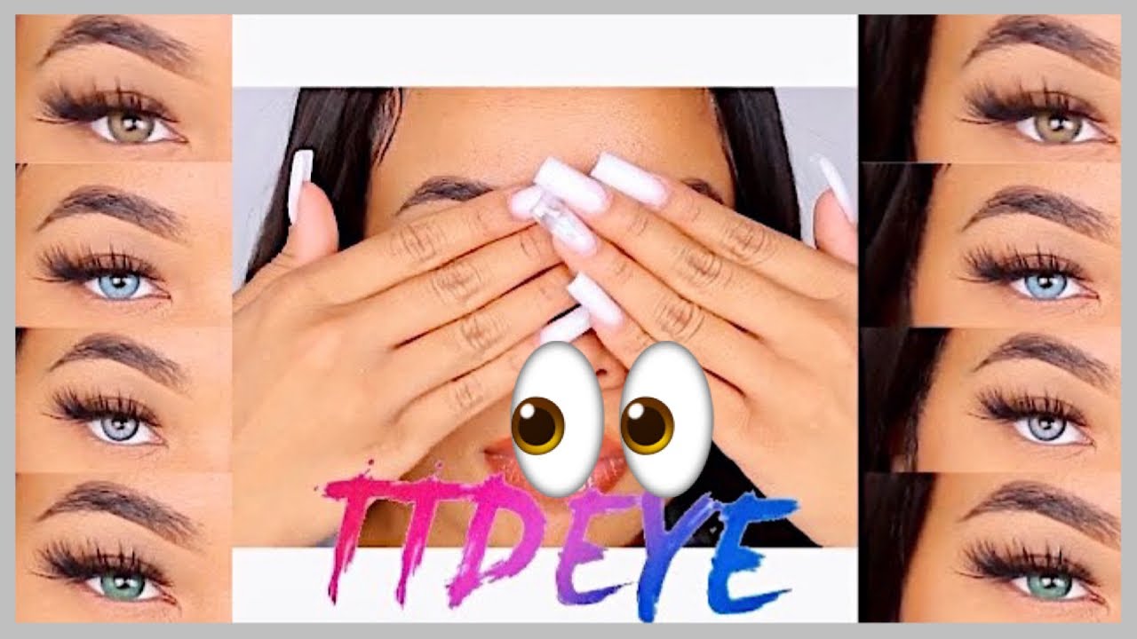 TTDEYE COLORED CONTACT LENSES - YouTube
