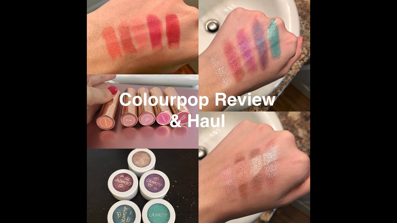 Colourpop Butterfly Collection Review + Haul - YouTube