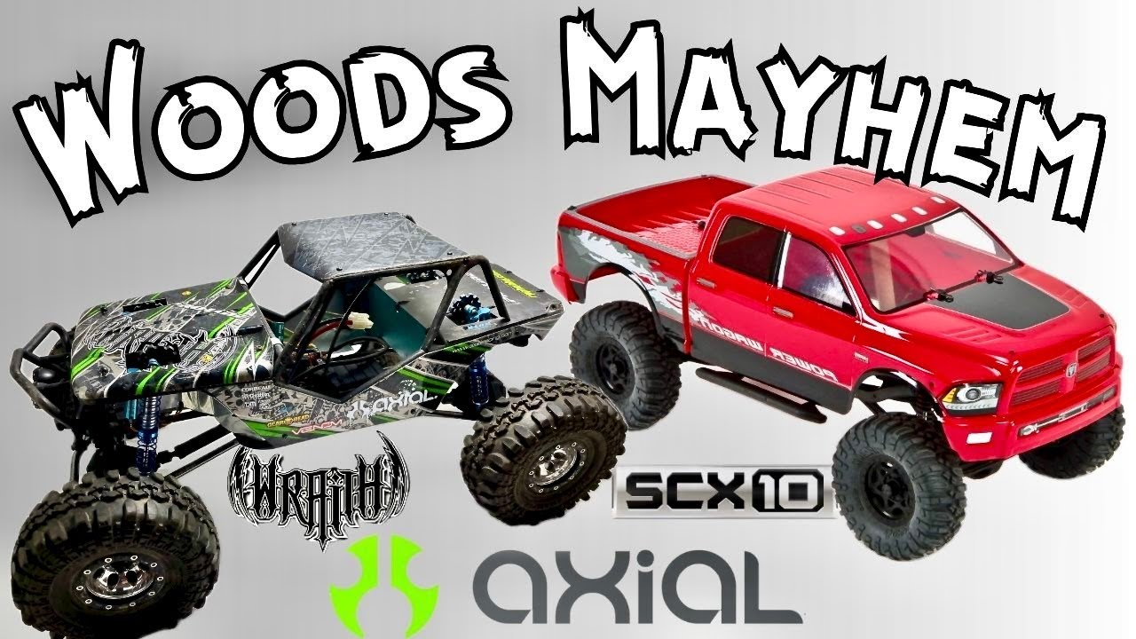 Axial Wraith SCX10 Woods Mayhem - YouTube