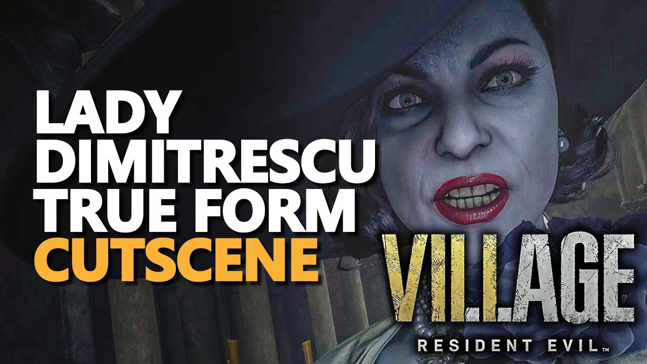 Lady Dimitrescu True Form Resident Evil Village Cutscene - YouTube