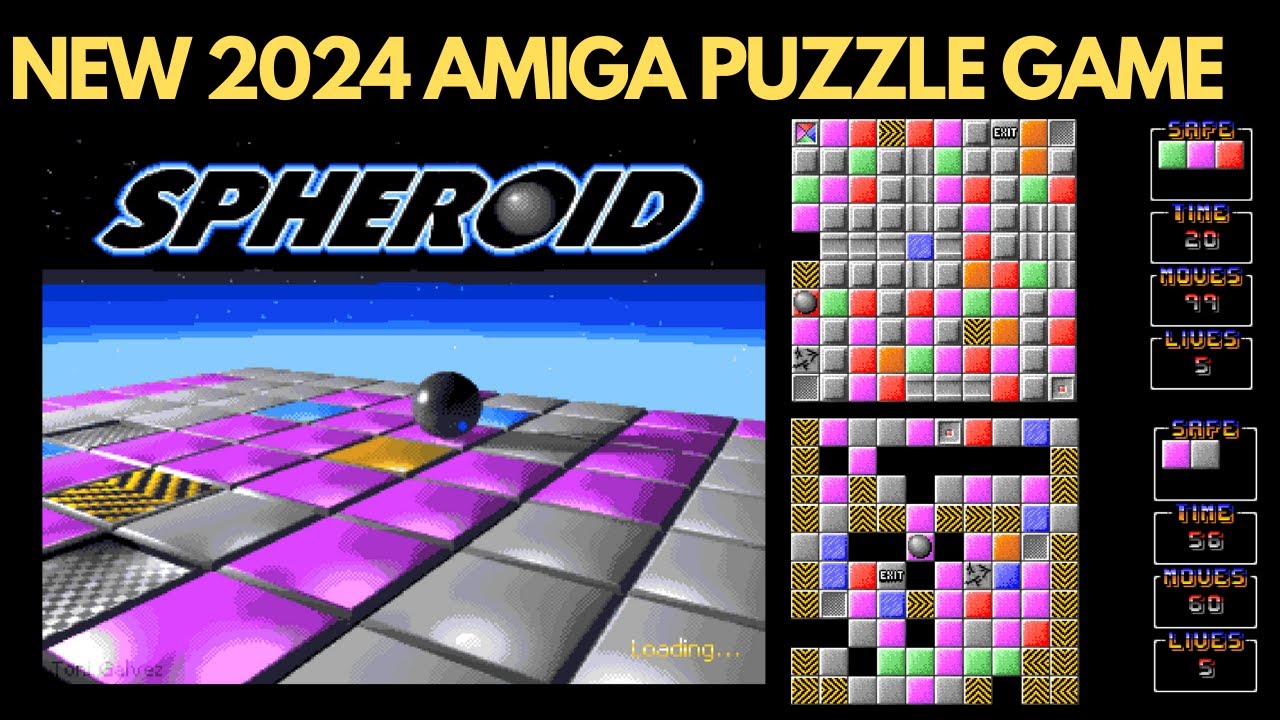 Spheroid - New Commodore Amiga Puzzle Game - 2024 - YouTube