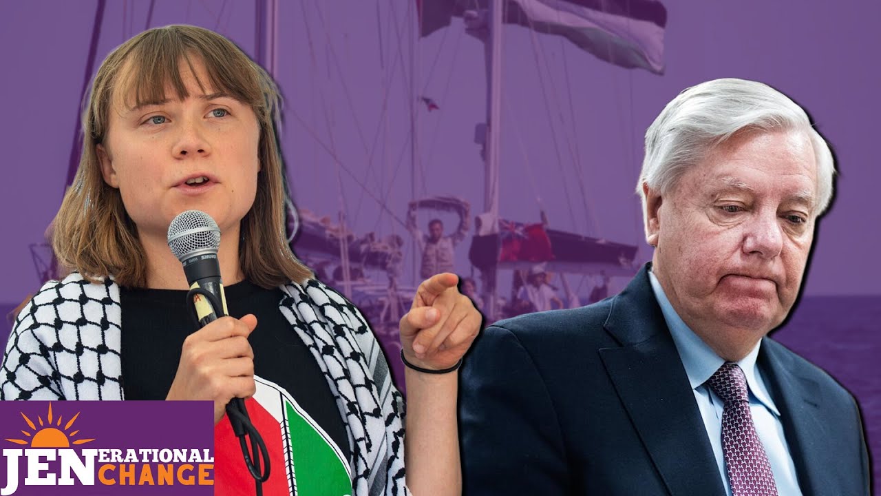 Medea Benjamin CALLS OUT Lindsey Graham For Taunting Greta Thunberg As ...