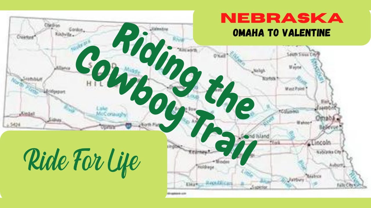 Riding the Cowboy Trail in Nebraska - YouTube