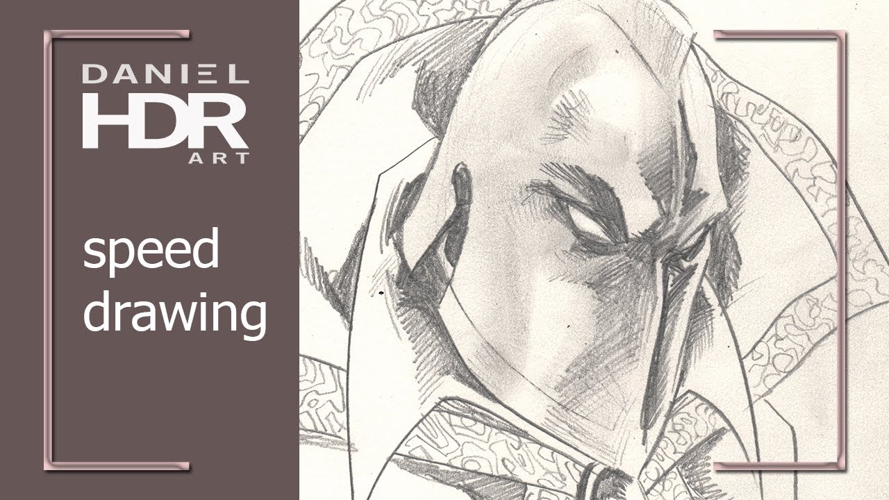 Speed Drawing - Dr. Strangefate [Amalgam Universe] Daniel HDR Art - YouTube