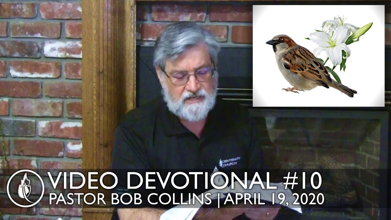 Video devotional #10 | Pastor Bob Collins (April 19, 2020) - YouTube