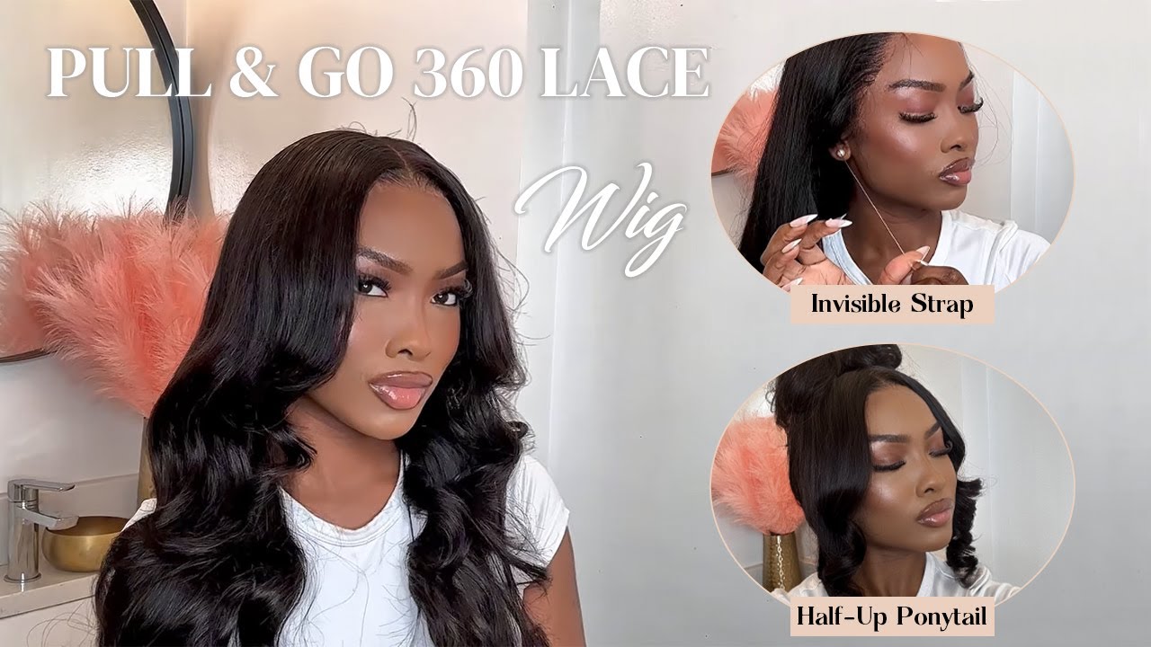 PULL & GO Glueless 360 HD Lace Wig You’ll Want to Wear EVERY Day! Ft ...