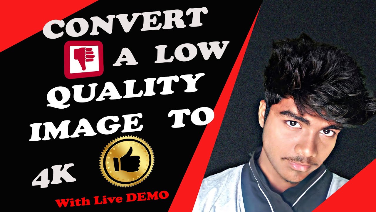 Convert your low quality image to high quality |in android | (100% ...