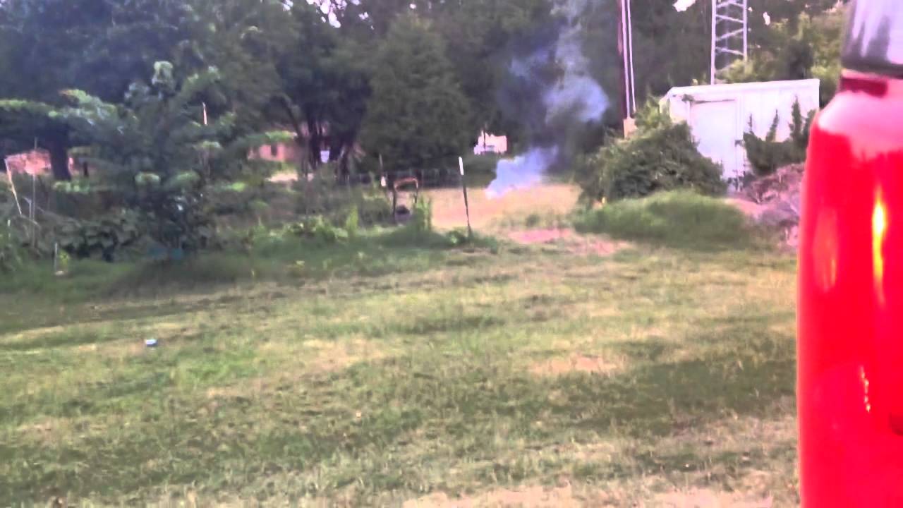 Artillery shell bomb - YouTube