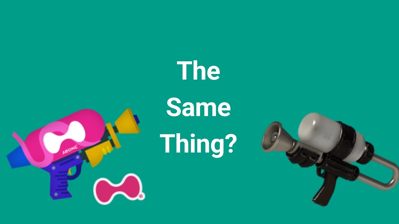 Are Tentatek Splattershot and Octoshot Replica the exact same thing ...