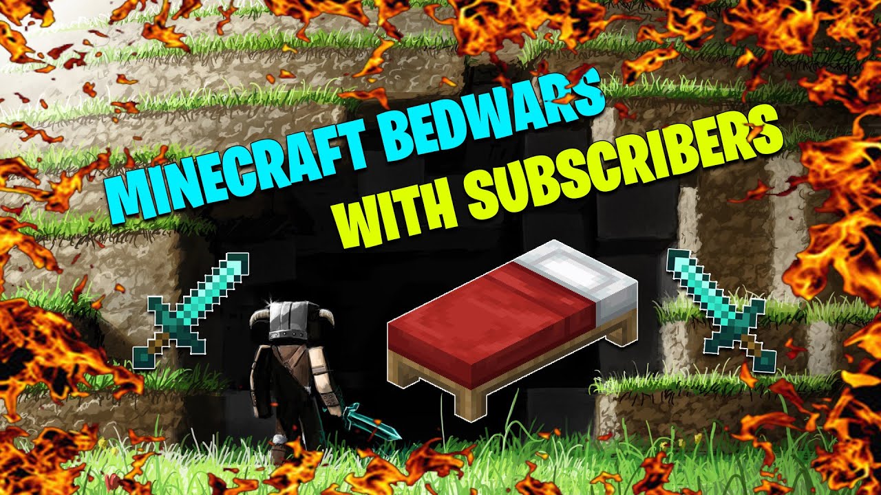 Playing Minecraft Bedwars with Subscribers Live #minecraft - YouTube