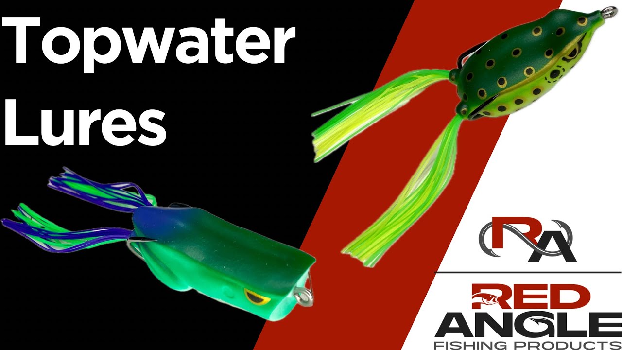 Topwater Frog Lures - Red Angle Fishing - YouTube