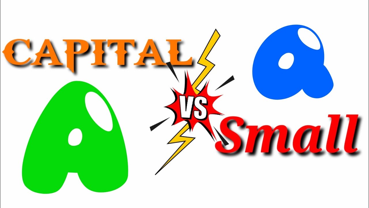 Capital and small Alphabet, Bada ABC and Chhota abc, Capital & small ...