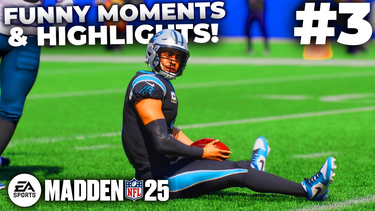 MADDEN 25 FUNNY MOMENTS + HIGHLIGHTS #3! - YouTube