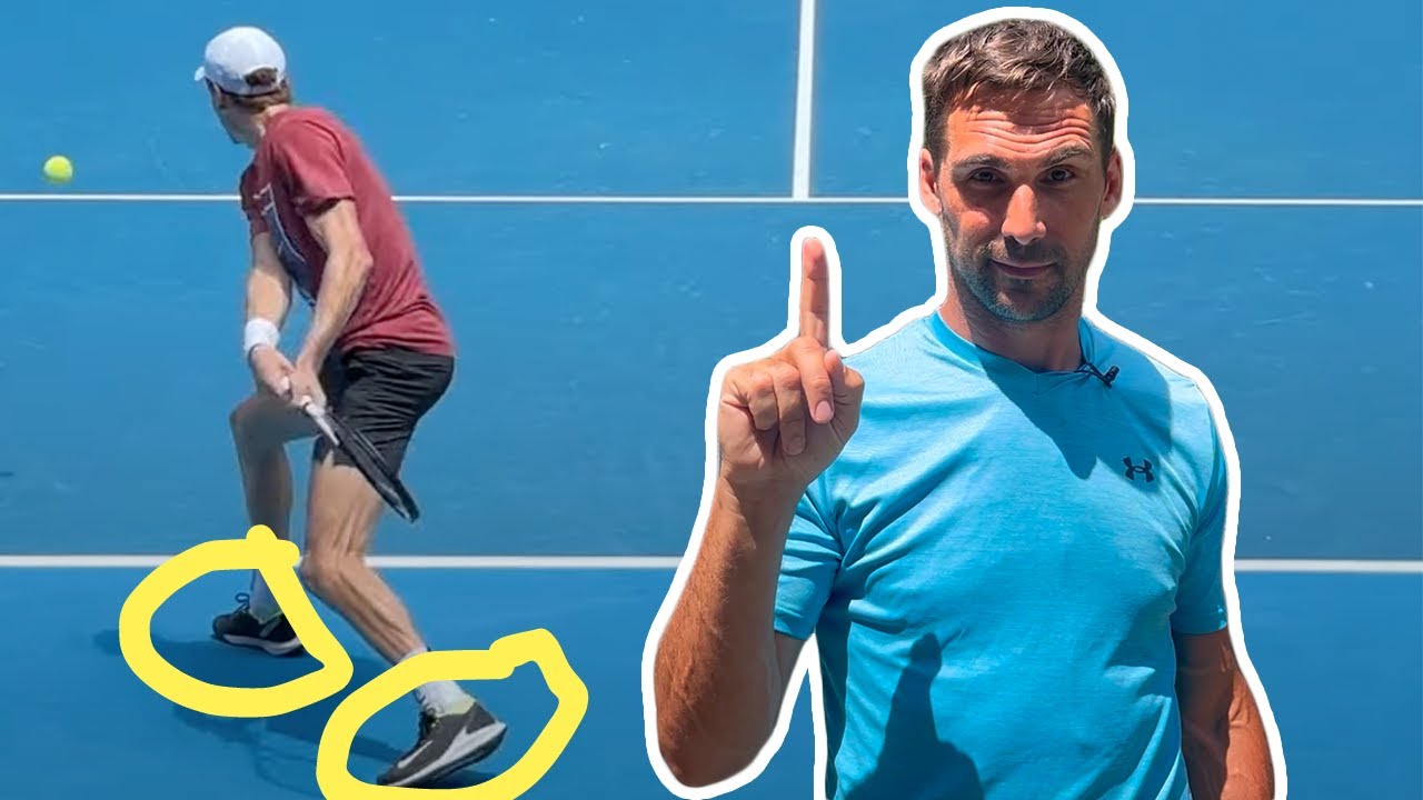The SECRET to high level tennis FOOTWORK - YouTube