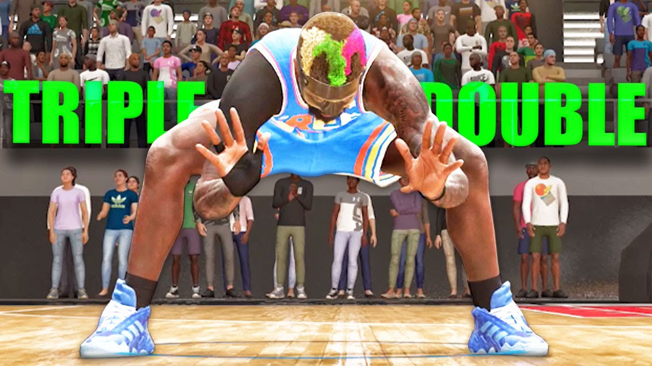 REC TRIPLE-DOUBLE With 7 BLOCKS! NBA 2K23 Center Gameplay - YouTube