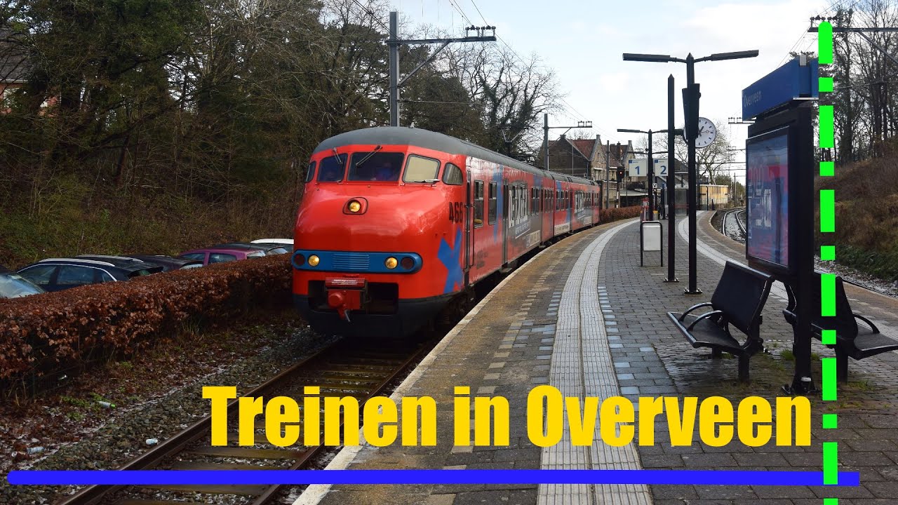 Treinen in Overveen - YouTube
