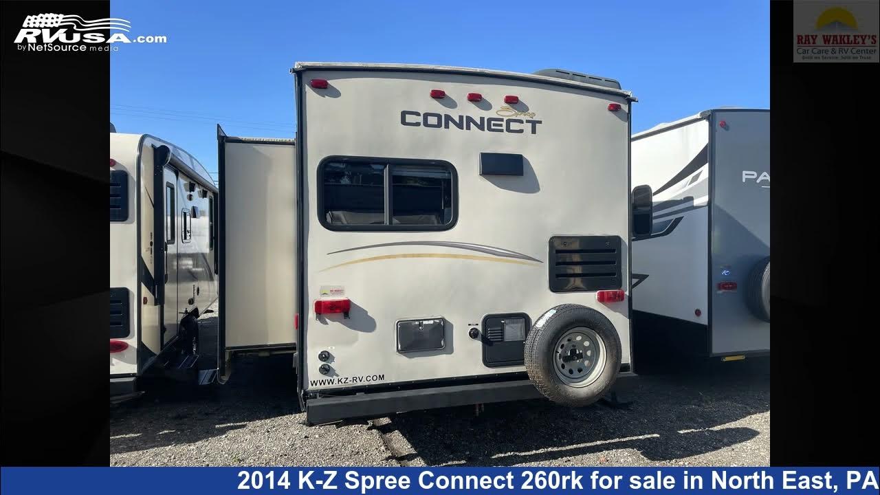 Incredible 2014 K-Z Spree Connect Travel Trailer RV For Sale in North East, PA | RVUSA.com - YouTube