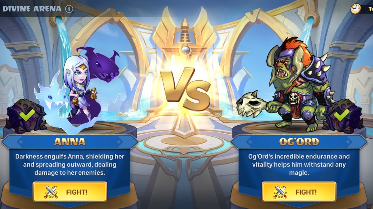 Divine arena Mighty party Anna vs Og'ord - YouTube