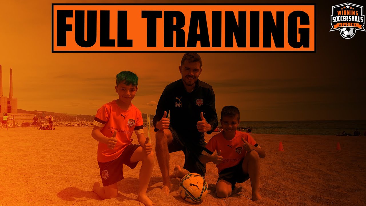FULL Beach Training For Kids - YouTube