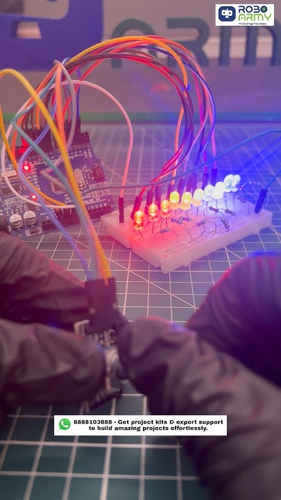 Controlled LED Using Rotatory Encoder #scienceproject #arduinoproject #roboarmy #rotatoryencoder ...