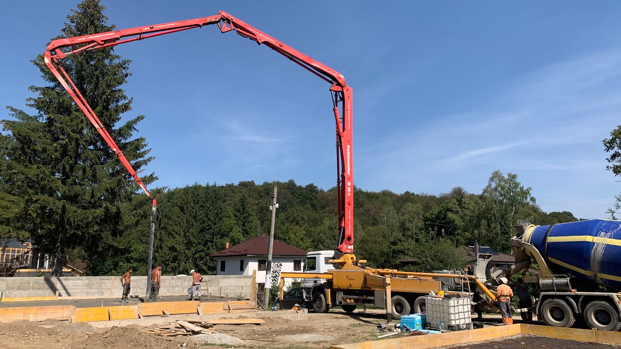 Ep. 13 Turnarea placii de la fundatie si aditivarea betonului - YouTube