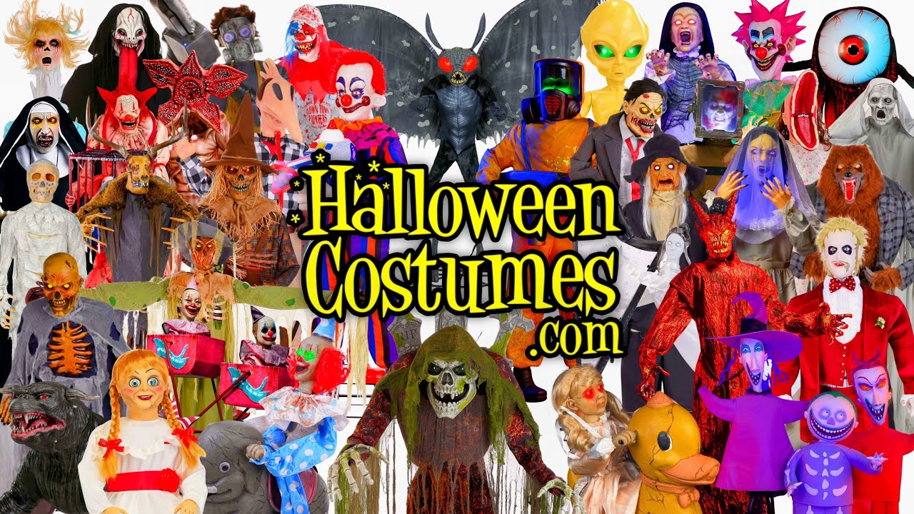 ALL HalloweenCostumes.com 2025 ANIMATRONICS in ACTION - YouTube