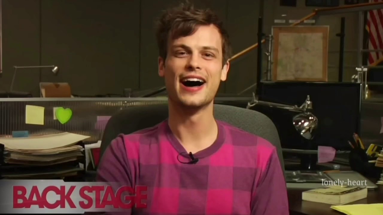 Matthew Gray Gubler being my favorite person for 12 minutes straight ...