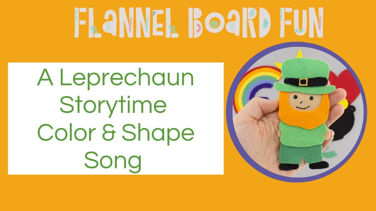 Leprechaun St. Patrick's Day Preschool Felt Board Song for Library or ...