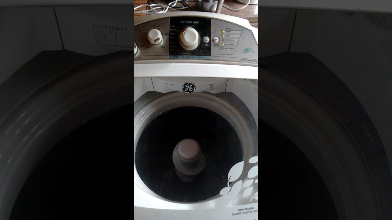 Máquina GE ECO performance começa a bater a para - YouTube