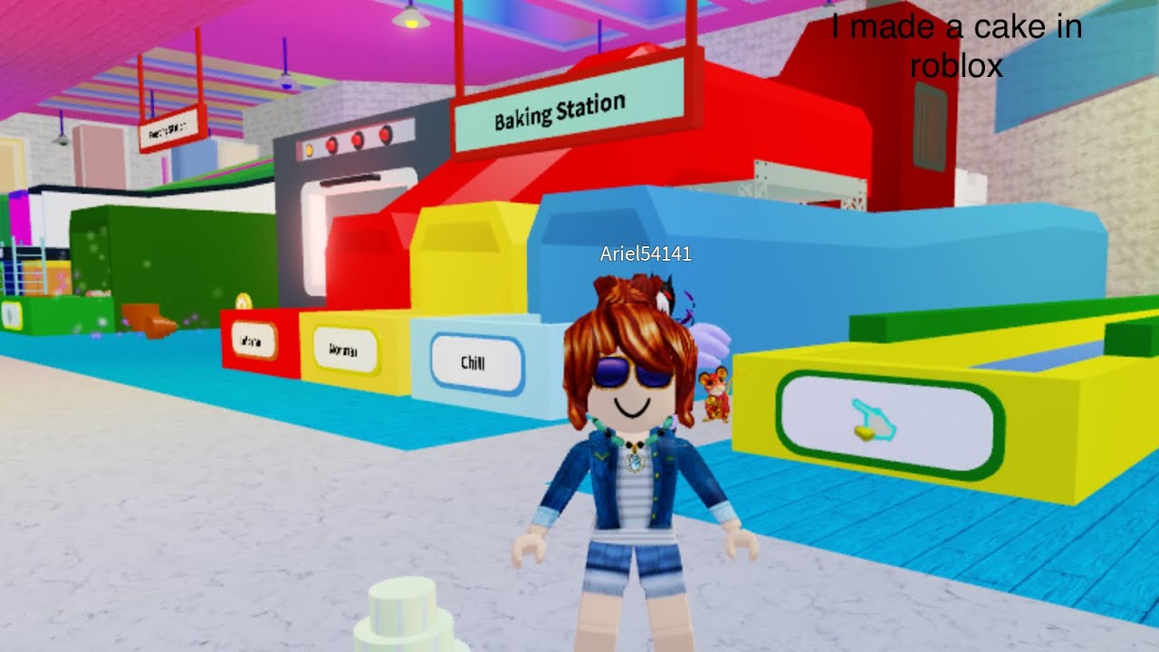 Bake a cake roblox - YouTube