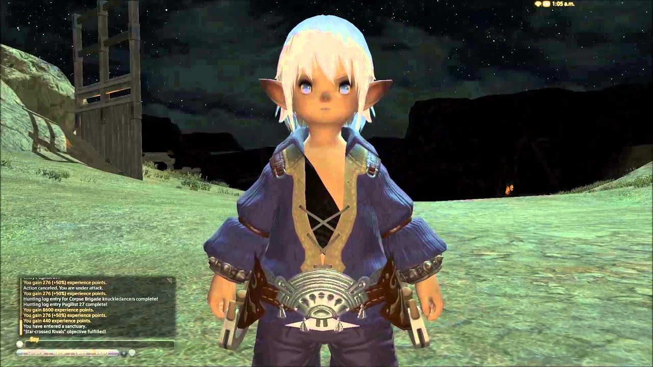 FFXIV - Pugilist Quest - "Star-crossed Rivals" - YouTube