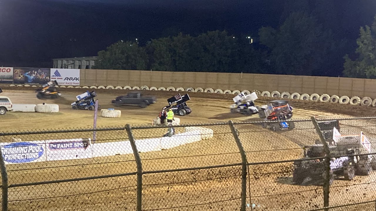SCCT Sprint Car Racing in Placerville - Davy Thomas Memorial - YouTube