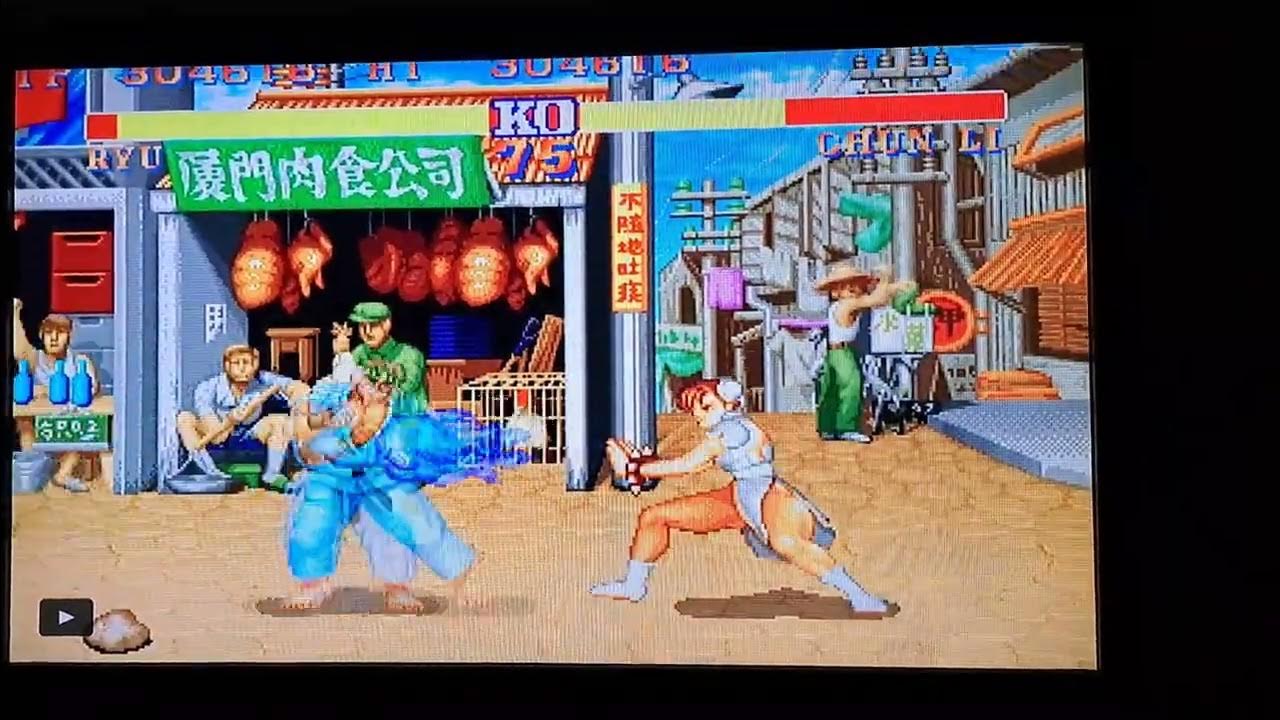 Streetfighter 2 Hyper Fighting Ryu Tatsumaki Sennpyaku on Chun Li Ryona 2 - YouTube