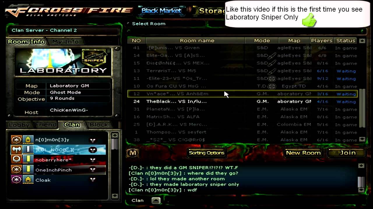 CrossFire Online - Laboratory Sniper Only - YouTube