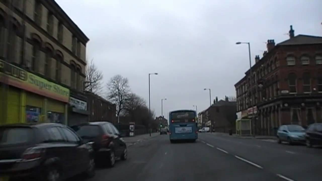 Driving On Stanley Road A567, Scotland Road A59 & Kingsway, Liverpool ...
