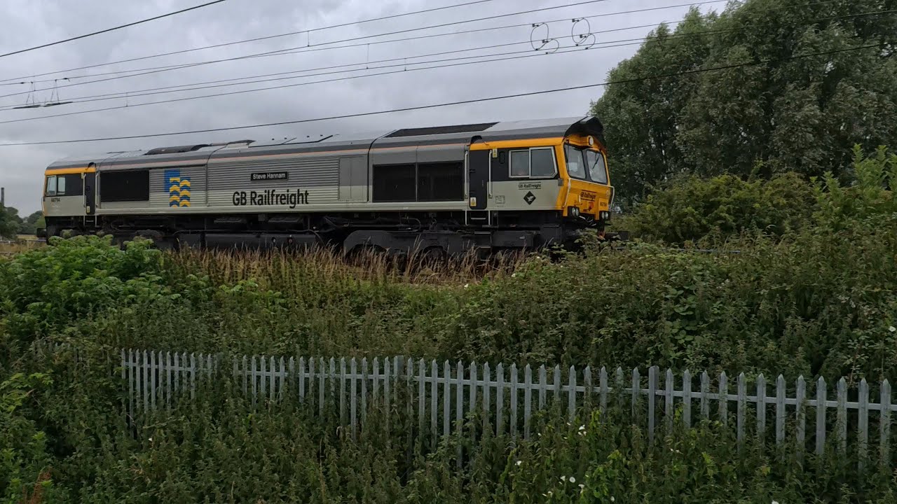 GB Railfreight 66794 'Steve Hannam' - Light Locomotive move 0L37 9th ...