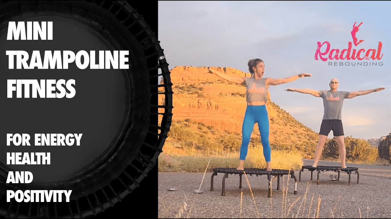 Mini trampoline fitness for energy, health and positivity. - YouTube