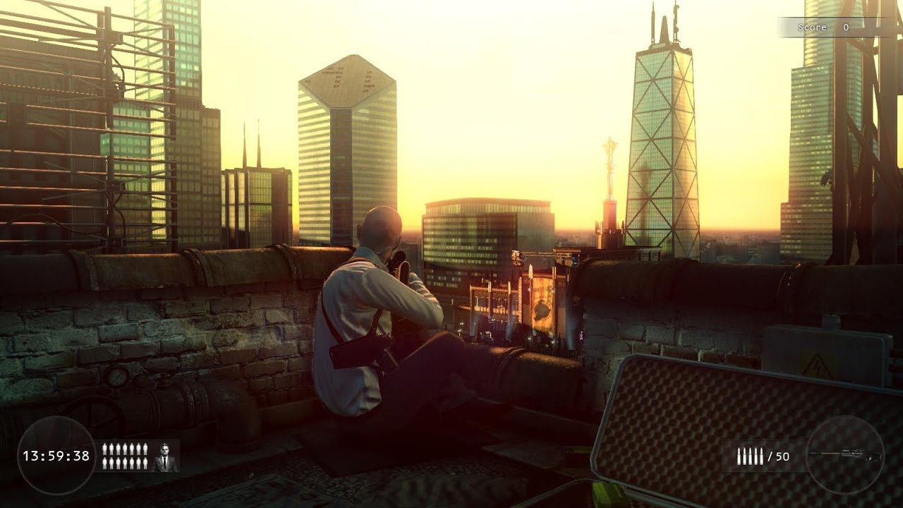 Hitman Absolution:Sniper Challenge gameplay on ATI HD 5450 1gb DDR3 ...