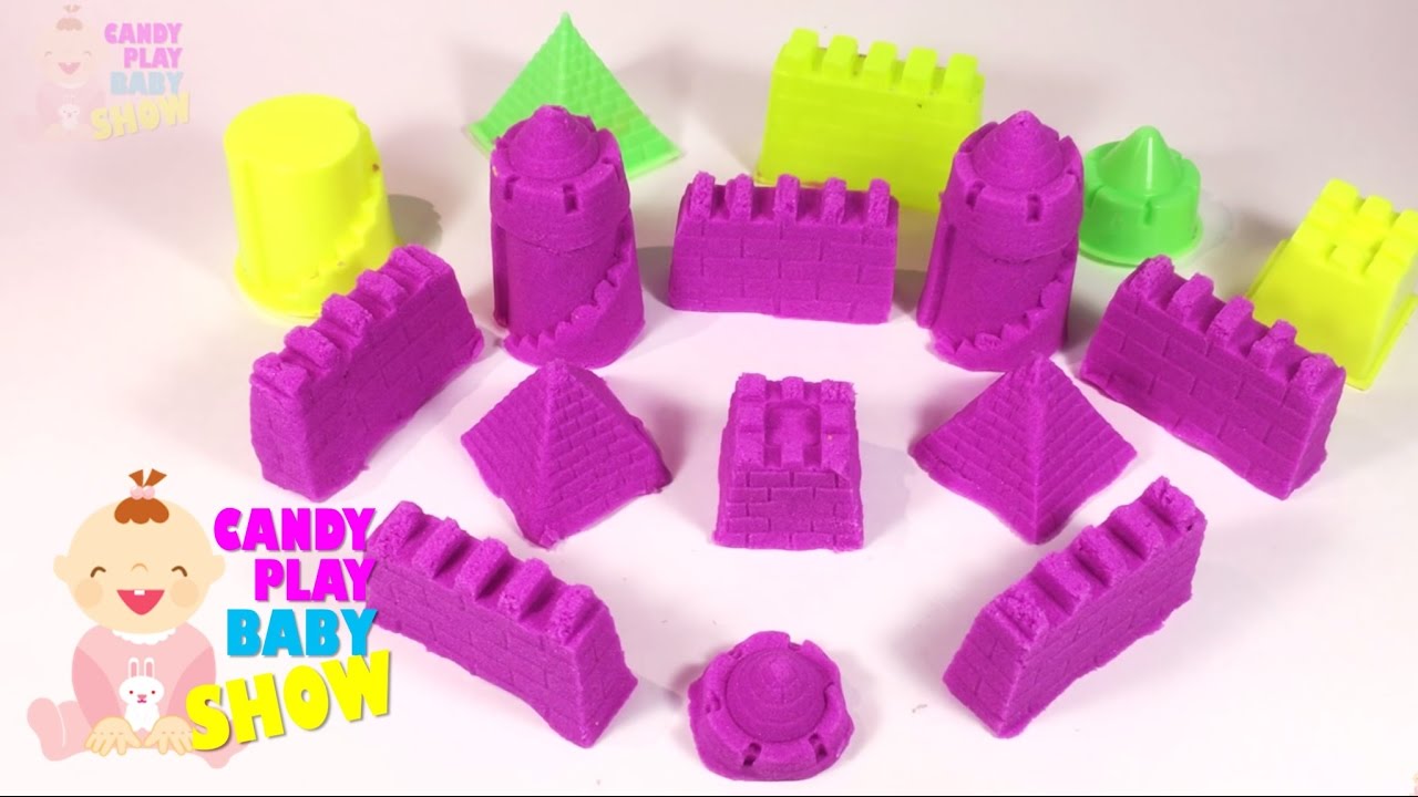 Learn Numbers andd build castle with Kinetic Sand | Learn to Count 1-10 ...