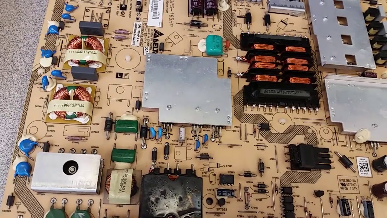 Functionality proof / how to test Sharp LC-60LE633U power RUNTKA848WJN1 ...