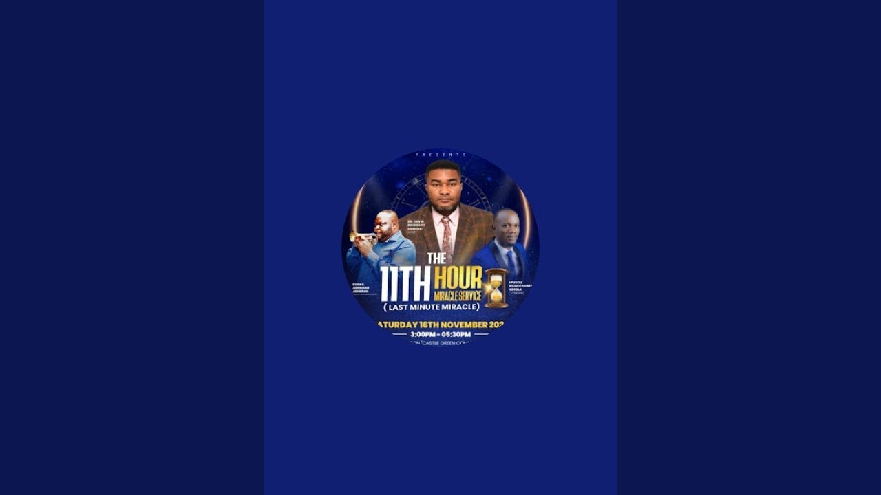 Prophet Dr. David Rehoboth Ogbeide is live - YouTube