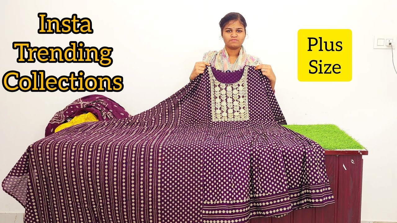 plus size💥😍insta Trending collections 😳🤩whatsapp 9677707605..@reemas ...