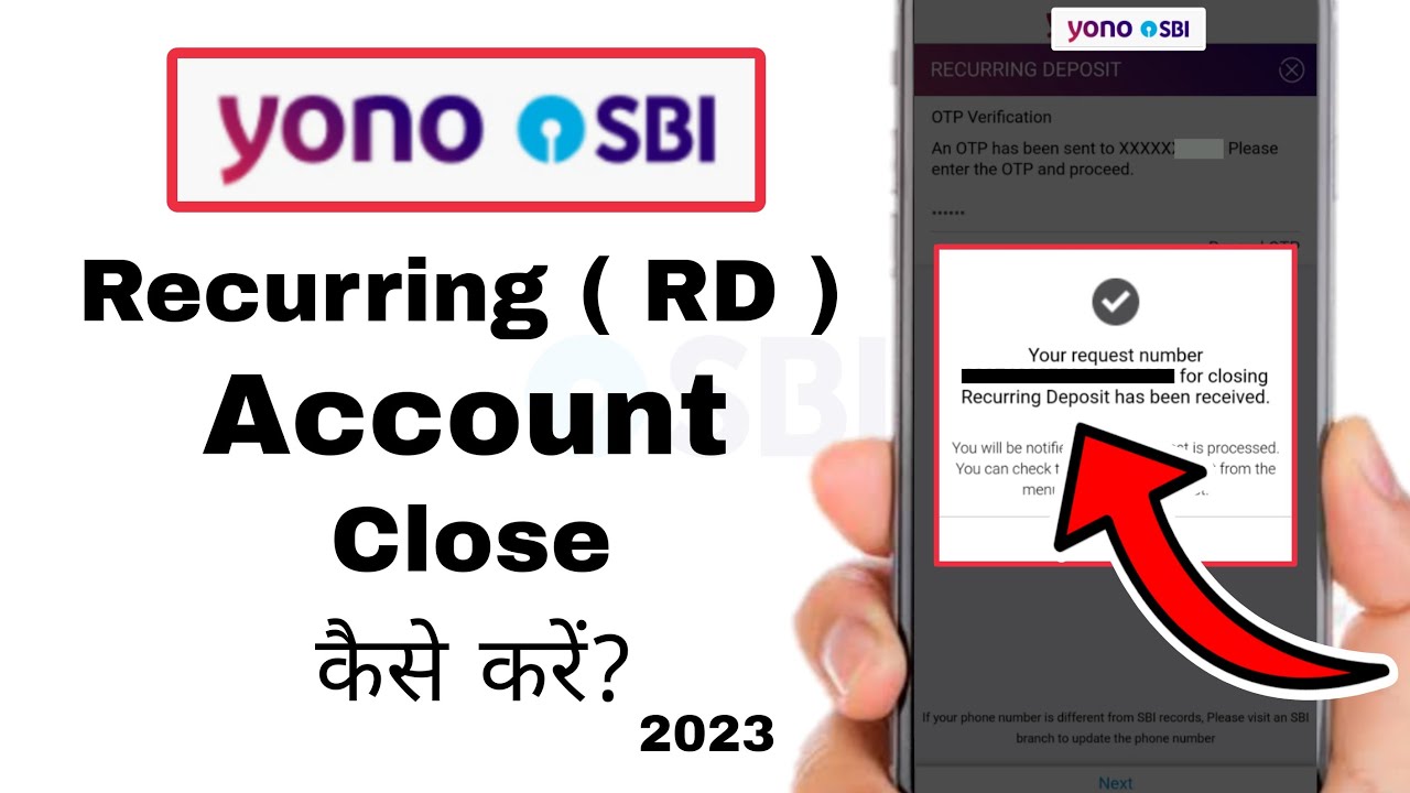 Yono SBI se RD Account Close Kaise Kare 2023 | How to Close RD Account ...