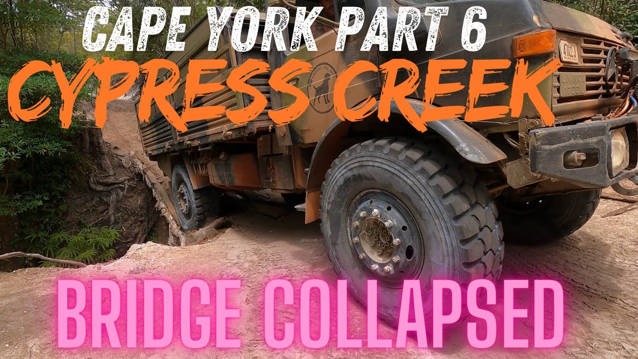 CYPRESS BRIDGE COLAPSES -Cape York part 6 - YouTube