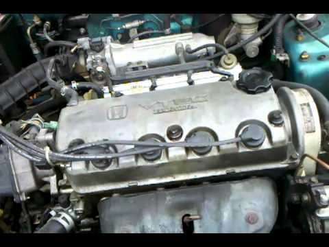 94 CIvic engine sputter - YouTube