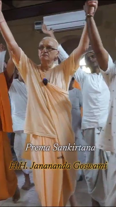 Immersed in the blissful prema sankirtana with H.H. Janananda Swami - YouTube