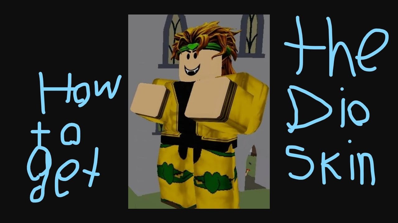 How to get the DIO skin in arsenal!!! - YouTube